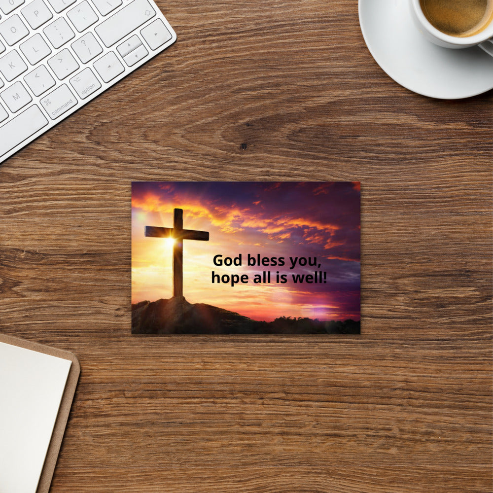 God Bless Postcard – Rep For Jesus